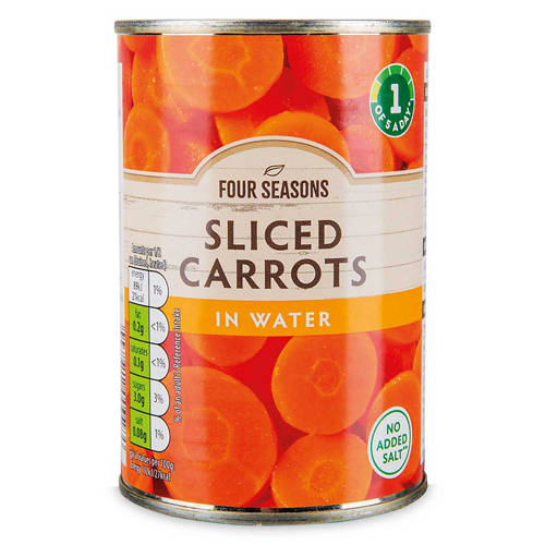 Sliced Carrots in Water | ALDI UK